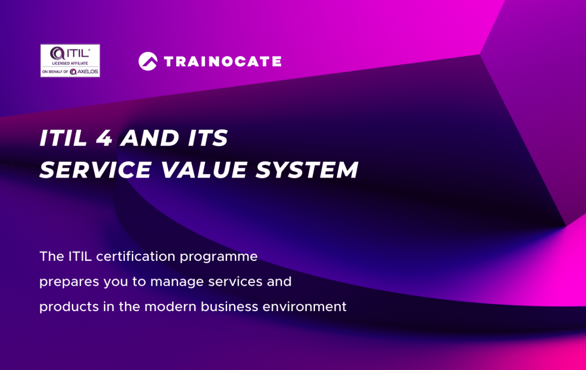 ITIL 4 and its Service Value System - IT Training and Certification ...